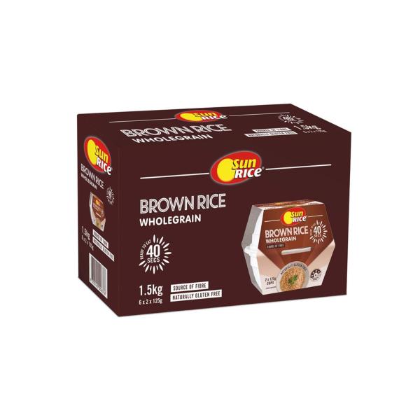 Buy Sunrice Brown Rice Cups 1.5kg | Coles