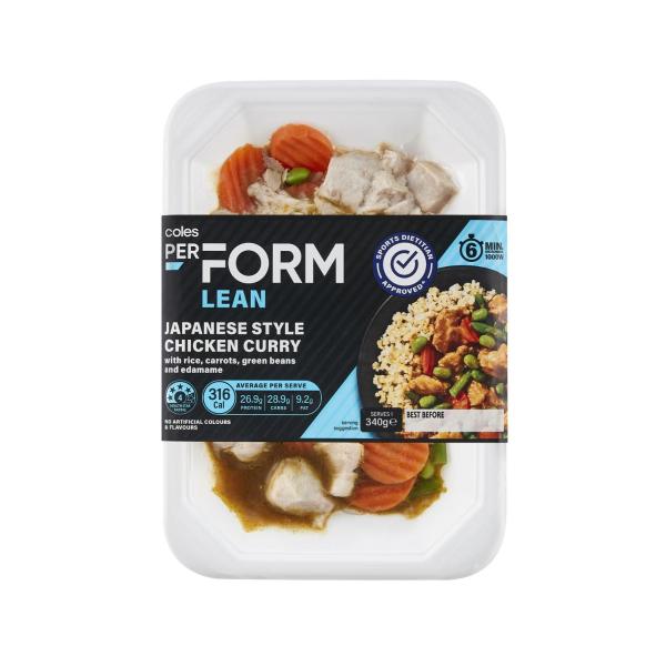 Buy Coles Perform Katsu Chicken Curry 340g | Coles