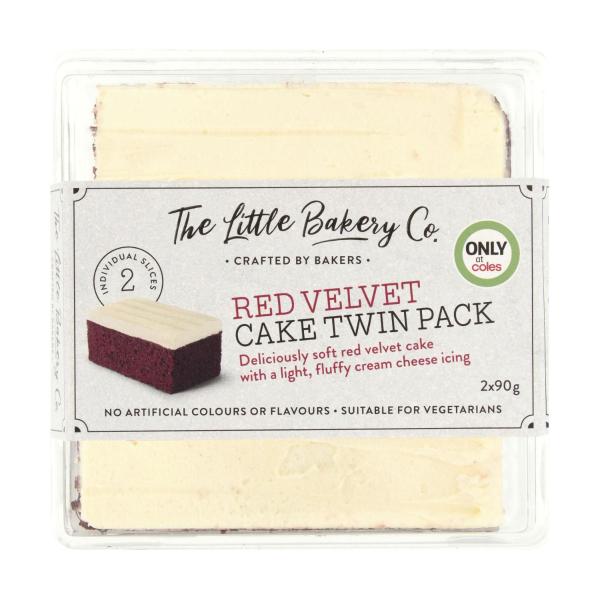Buy THE LITTLE BAKERY CO. RED VELVET SLICE 2PK | Coles