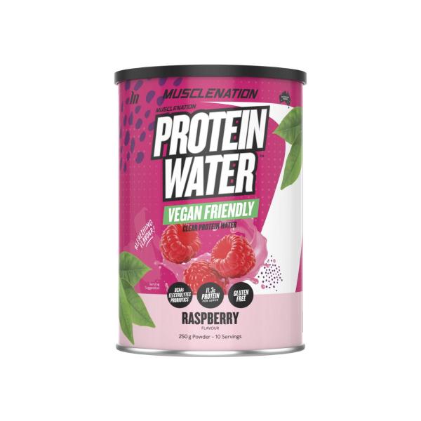 Buy Muscle Nation Plant Protein Water Powder Raspberry 250g | Coles