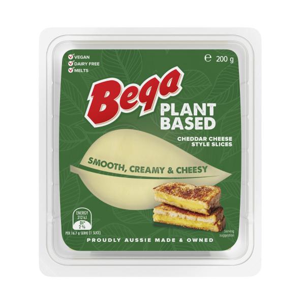 Buy Bega Plant Based Cheese Slice 200g | Coles