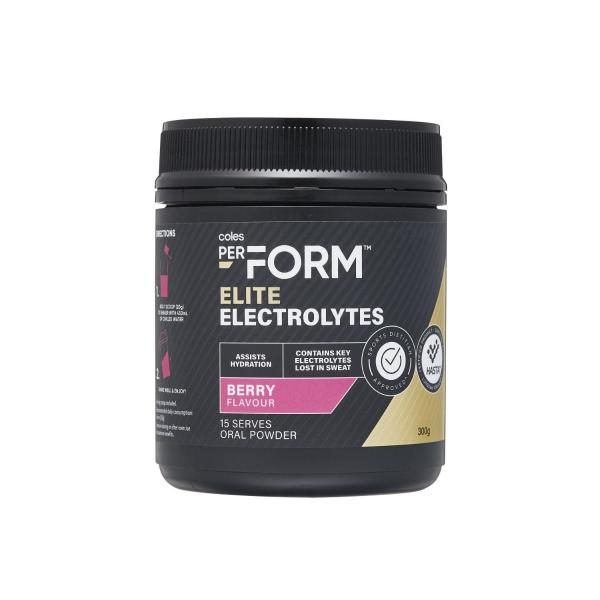 Buy Coles Perform Elite Electrolytes Powder Berry Flavour 300g | Coles