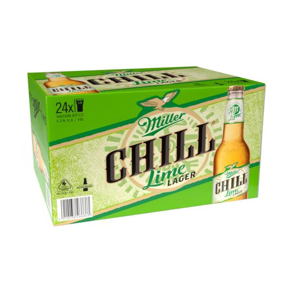 Buy Miller Chill Premium Bottle 330ml 24 Pack | Coles