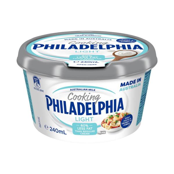 Buy Philadelphia Light Cream For Cooking 240mL | Coles