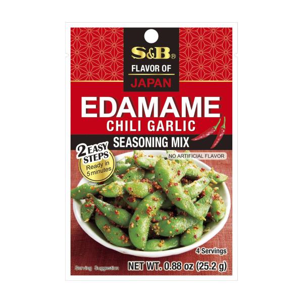 Buy S&B Edamame Chilli Garlic Seasoning Mix 25g | Coles