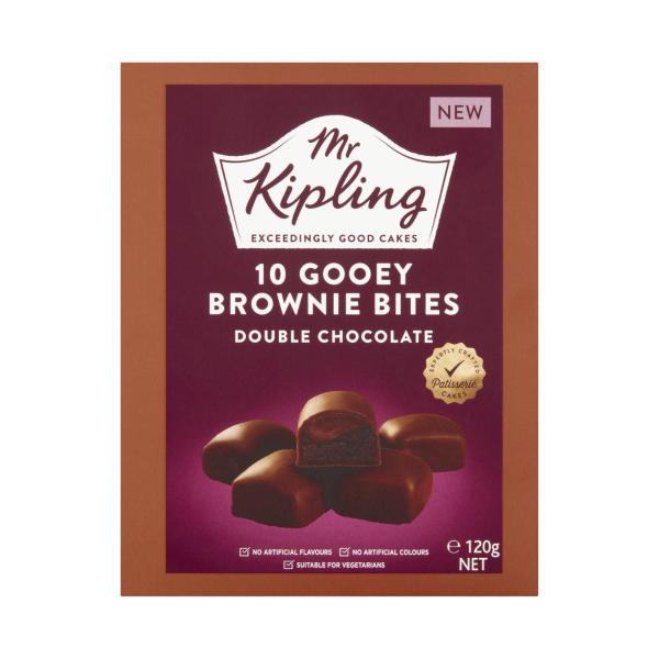 Buy Mr Kipling Choc Brownie Bites 10 Pack 120g | Coles