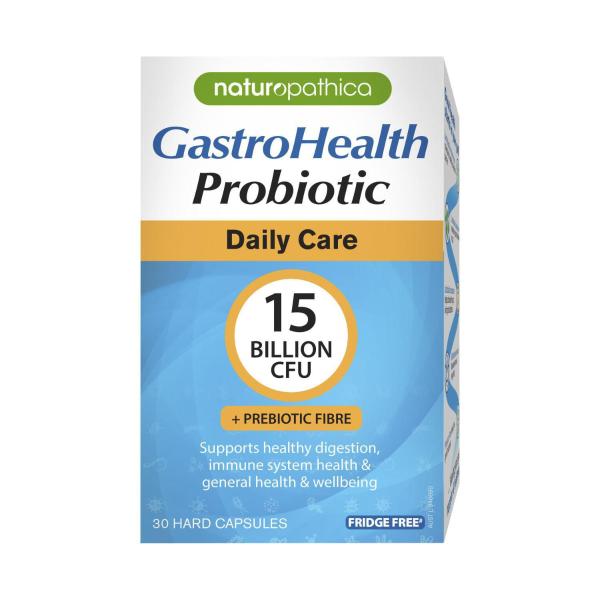 Buy Naturopathica Gastro Health Daily Care Probiotic 15B Capsules 30 ...