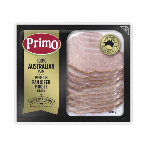 Buy PRIMO AUSTRALIAN MIDDLE BACON | Coles