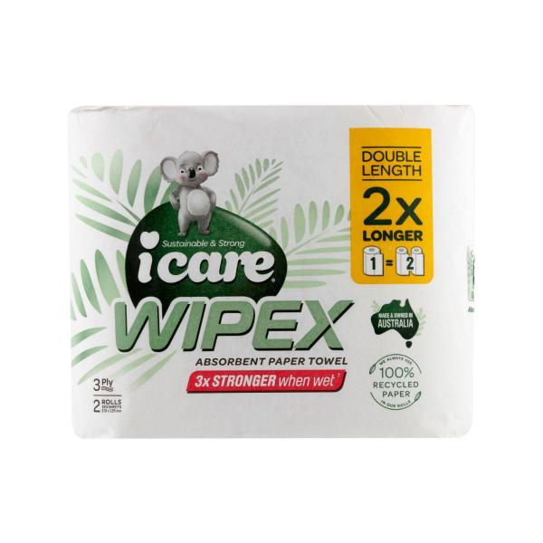 Buy Icare Wipex Paper Towel Double Length 2 pack | Coles