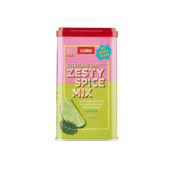Buy Coles Mexican Everything Taco Zesty Spice Mix 140g | Coles