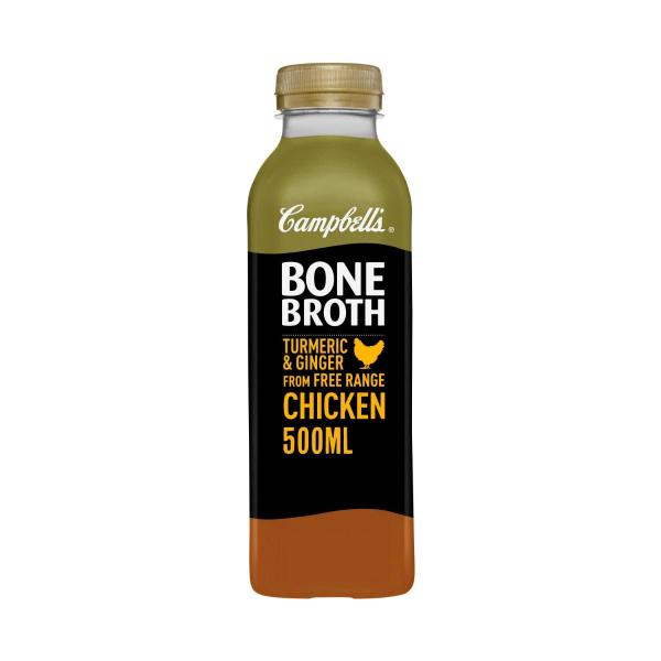 Buy Campbells Bone Broth Turmeric & Ginger 500mL | Coles