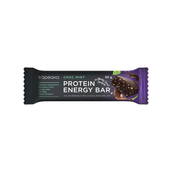Buy Tropeaka Protein Energy Bar Chocolate Mint 50g | Coles