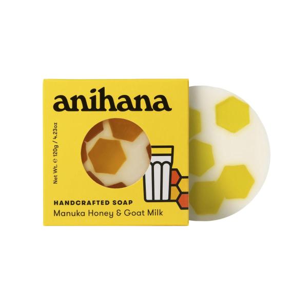 Buy ANIHANA ARTISAN SOAP BAR MANUKA HONEY & GOATS MILK | Coles
