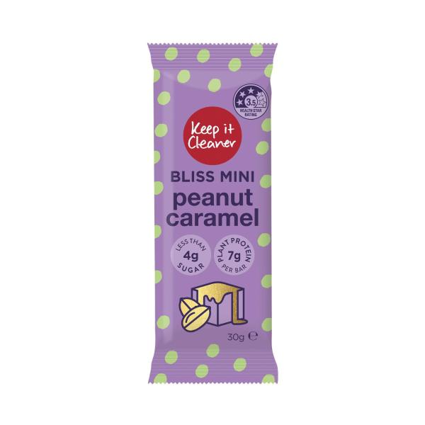 Buy Keep It Cleaner Bliss Mini Peanut Caramel 30g | Coles