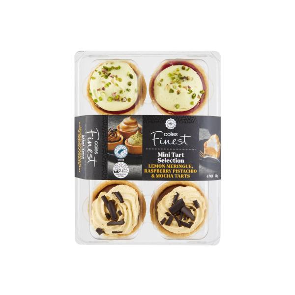 Buy Coles Finest Mini Tart Selection 6 Pack 310g | Coles