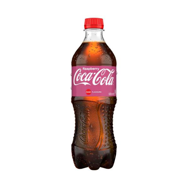 Buy Coca Cola Raspberry Soft Drink Bottle 600mL | Coles