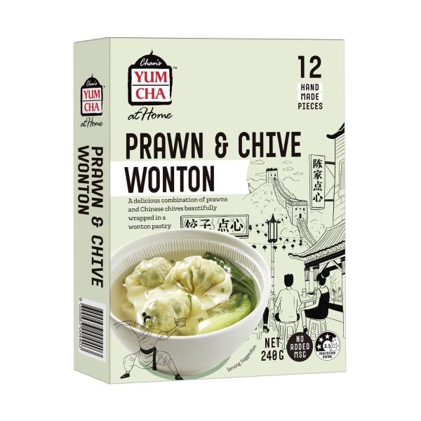 Buy Chans Yum Cha Prawn & Chive Wonton 240g | Coles