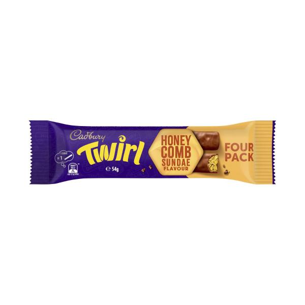 Buy Cadbury Twirl Honeycomb Sundae Chocolate Bar 54g | Coles