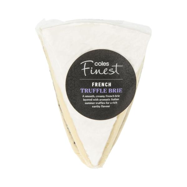 Buy Coles Finest French Truffle Brie approx. 100g | Coles