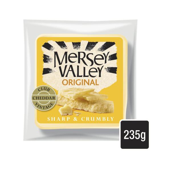 Buy Mersey Valley Club Original Cheddar Cheese 235g | Coles