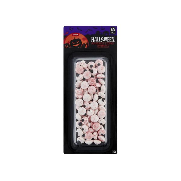 Buy Coles Halloween Bloodshot Eyeball Sprinkles 30 GRAM | Coles