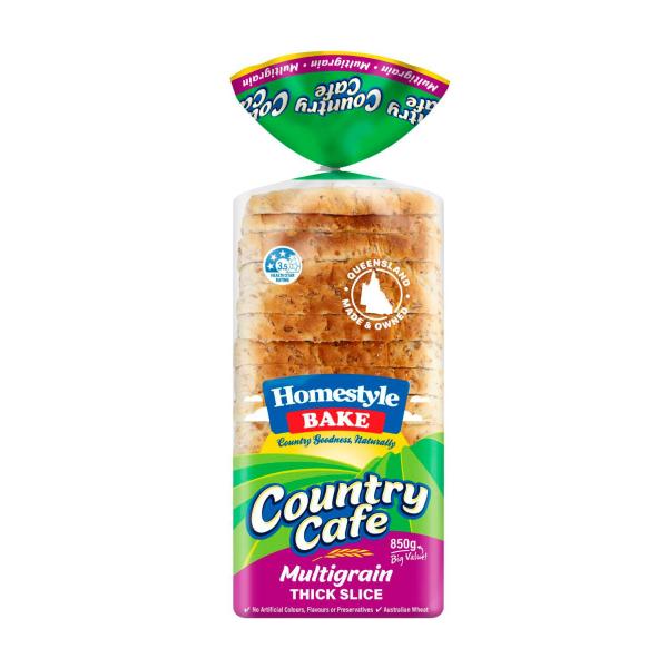 Buy Homestyle Country Bread Cafe Multigrain Thick 850g | Coles