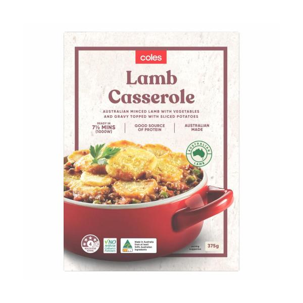 Buy Coles Frozen Lamb Casserole 375g | Coles