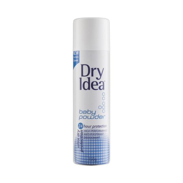 Buy Dry Idea Baby Powder Aerosol Deodorant 150g | Coles