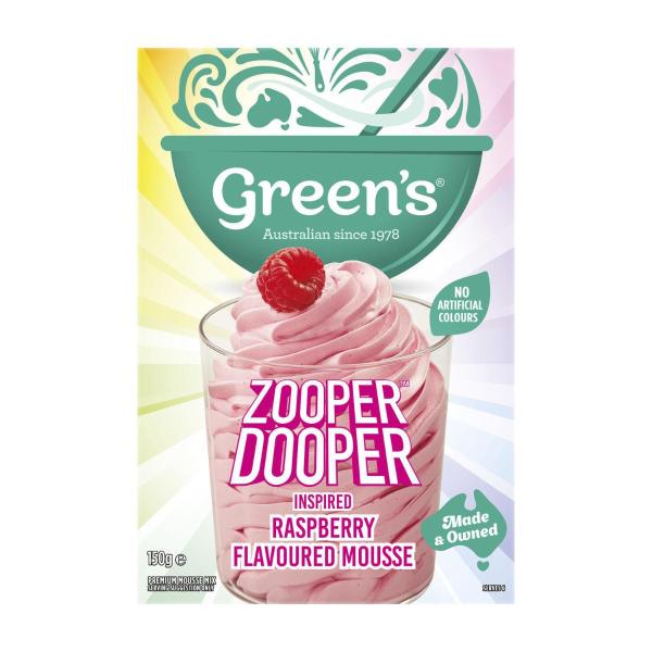 Buy Greens Zooper Dooper Raspberry Mousse Mix 150g | Coles