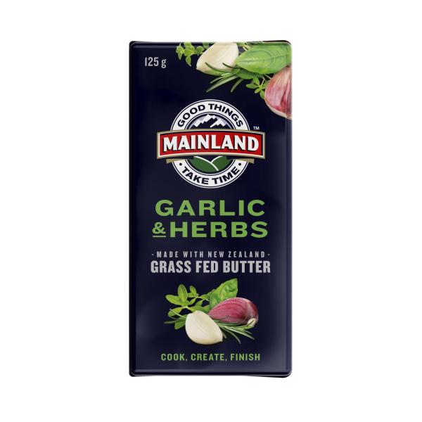 Buy Mainland Garlic & Herb Butter Stick 125g | Coles
