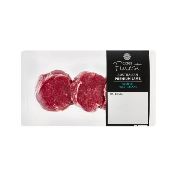 Buy COLES FINEST LAMB SCOTCH FILLET STEAK | Coles