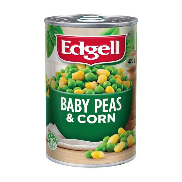 Buy Edgell Baby Peas & Sweet Corn 420g | Coles