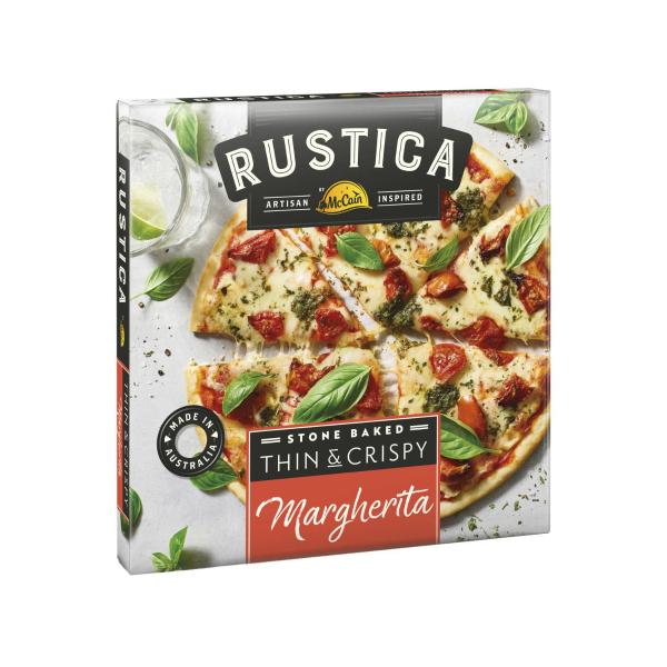 Buy McCain Rustica Thin & Crispy Margherita 360g | Coles