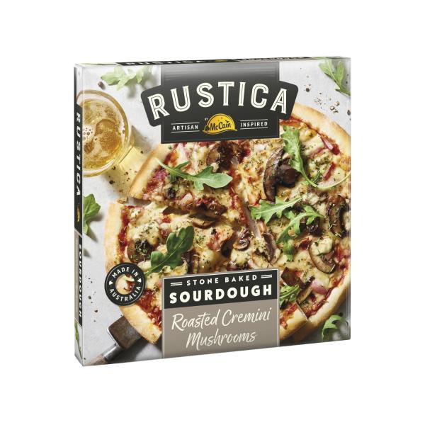 Buy McCain Rustica Sourdough Cremini Mushroom Pizza 445g | Coles