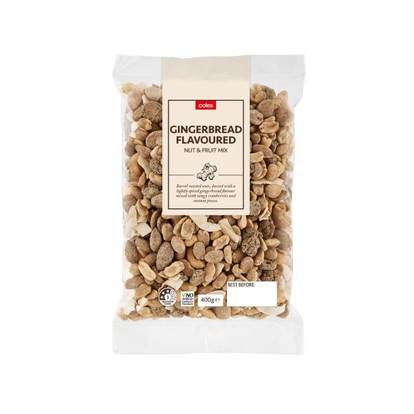 Buy COLES GINGERBREAD FLAV NUT FRT | Coles