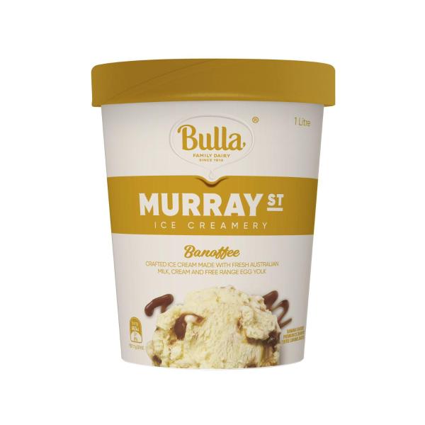 Buy Bulla Murray St Ice Cream Banoffee 1L | Coles