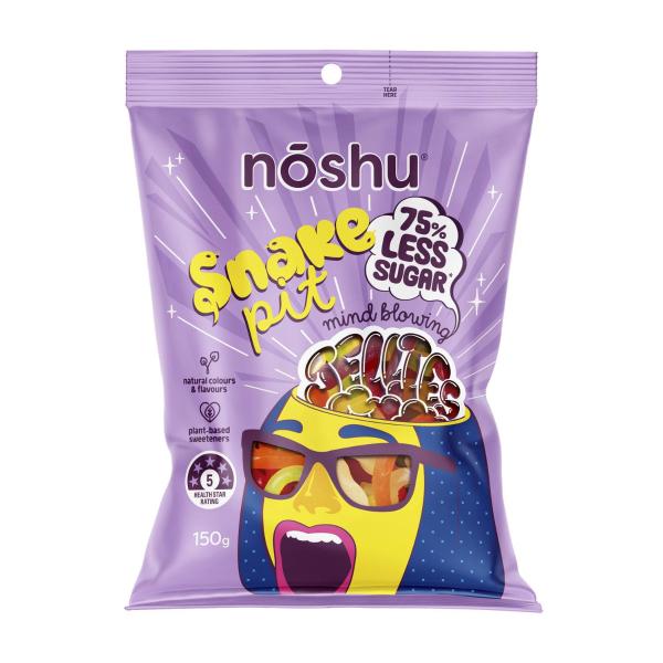 Buy NOSHU 75% LESS SUGAR SNAKES | Coles