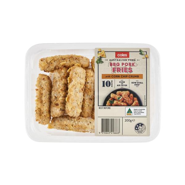 Buy Coles Pork BBQ Fries 200g | Coles