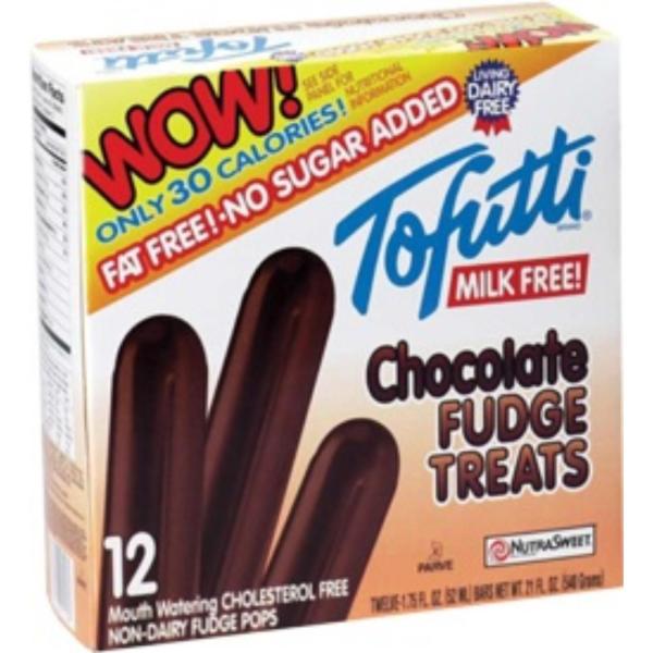 Buy Tofutti Dairy Free Chocolate Fudge Treats Sugarfree Ice Cream 540g ...
