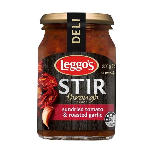 Buy Leggo's Stir Through Sundried Tomato & Roasted Garlic Pasta Sauce ...