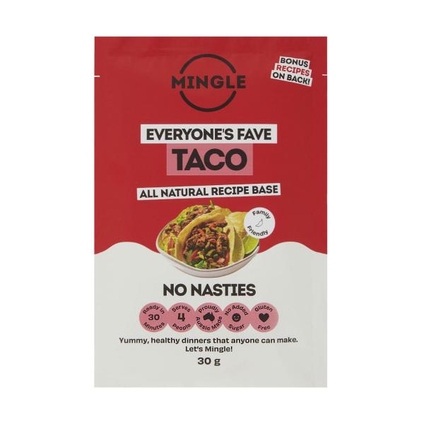 Buy Mingle Taco Recipe Base 30g | Coles