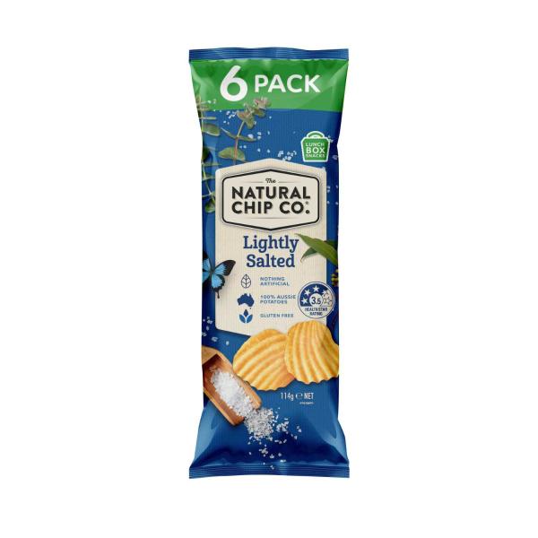 Buy Natural Chip Co Lightly Salted Sea Salt Potato Chips Multipack ...