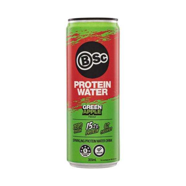 Buy BSc Bodyscience Protein Water Green Apple 355mL | Coles