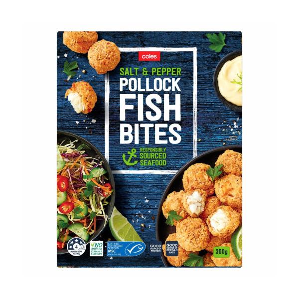 Buy Coles Frozen Salt & Pepper Fish Bites 300g | Coles