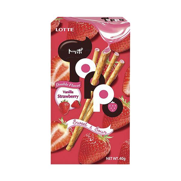 Buy Lotte Toppo Strawberry 40g | Coles