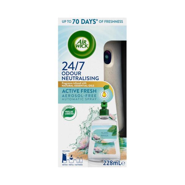 Buy Air Wick Aerosol- Free Automatic Spray & Refill Island Breeze 228mL ...