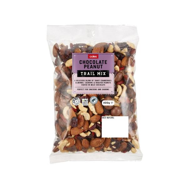 Buy COLES CHOC PEANUT TRAIL MIX | Coles
