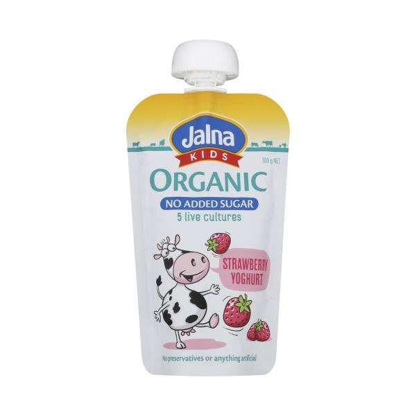 Buy Jalna Kids Organic Yoghurt Strawberry 100g | Coles