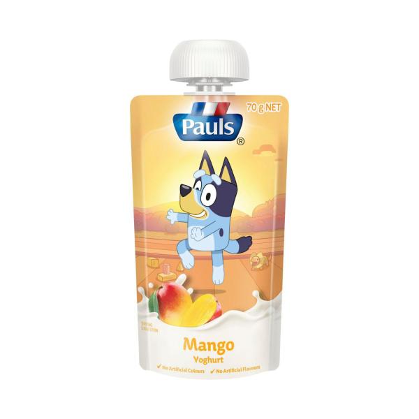 Buy Pauls Kids Bluey Mango Yoghurt Pouch 70g | Coles