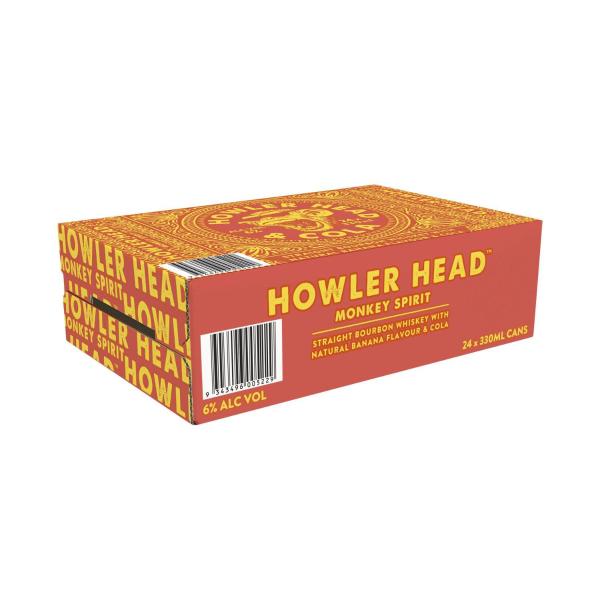 Buy Howler Head Bourbon And Cola Can 330ml 24 Pack | Coles